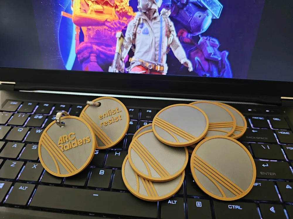 Arc Raiders - Raider Tokens & Backpack Charms by SpicyNoodle3D MakerWorld: Download Free 3D Models