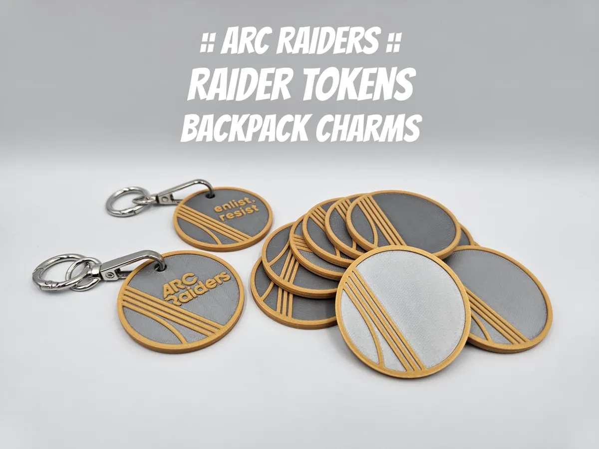 Arc Raiders - Raider Tokens & Backpack Charms by SpicyNoodle3D ...