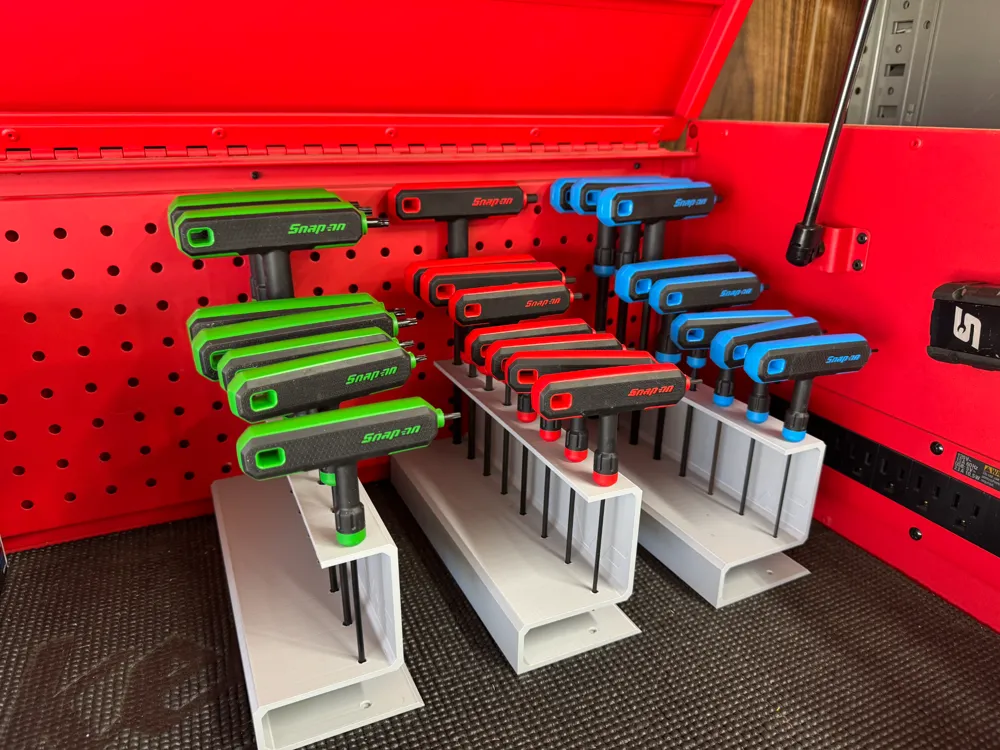 Snap-on T-Handle Organizers (Metric, Torx, SAE) by WarrenFab MakerWorld ...