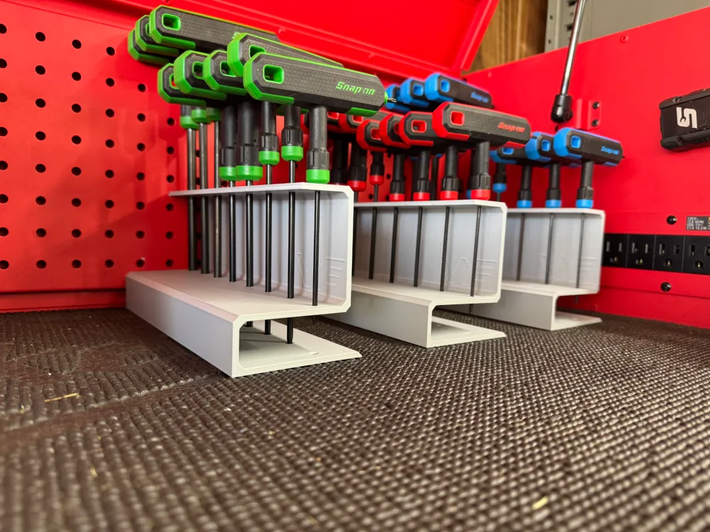 Snap-on T-Handle Organizers (Metric, Torx, SAE) - Free 3D Print Model ...