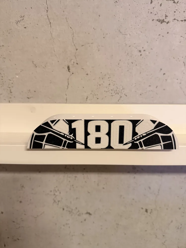 Dart Holder for 6 Darts 180/Board - Free 3D Print Model - MakerWorld