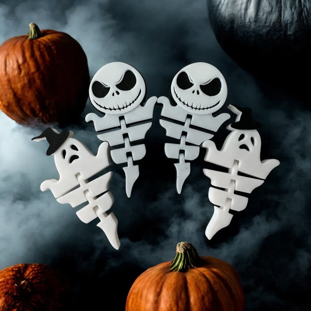Flexi Ghosts-Jack and Sally by Sh^ts'N'Giggles3d MakerWorld: Download ...