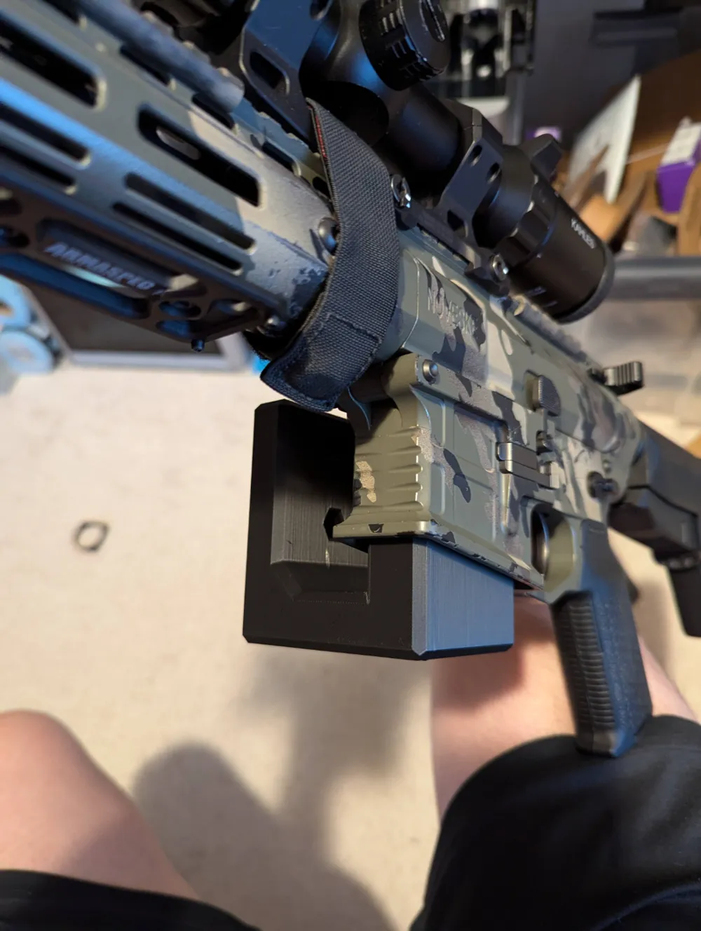 AR-15 Wall Mount by Project Gnomad MakerWorld: Download Free 3D Models