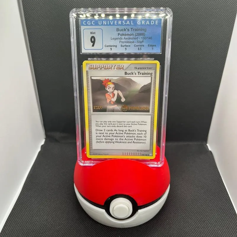 Pokéball Card Stand Shared by Tazzy1992 - MakerWorld