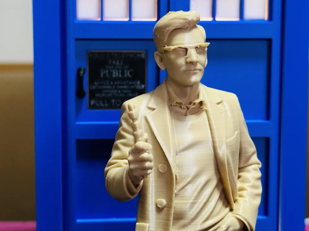 14th Time-Traveling Doctor Figure – 1:10 Scale - Free 3D Print Model ...