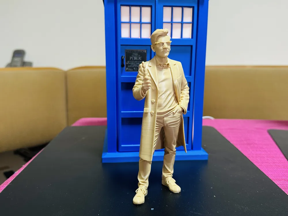 14th Time-Traveling Doctor Figure – 1:10 Scale - Free 3D Print Model ...
