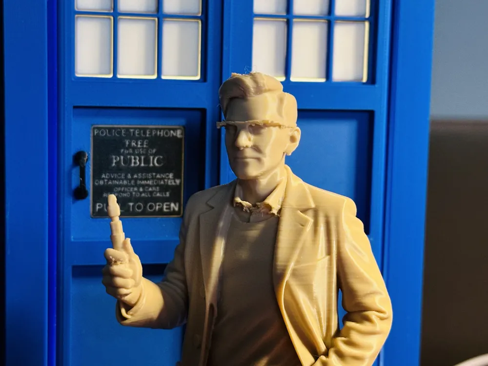 14th Time-Traveling Doctor Figure – 1:10 Scale - Free 3D Print Model ...