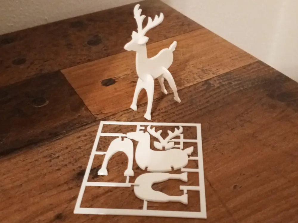 Merry Christmas Deer Kit Card by DejSiToustCZ - MakerWorld