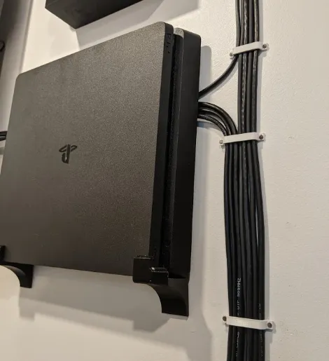 PS4 wall mount by JirkaKral - MakerWorld