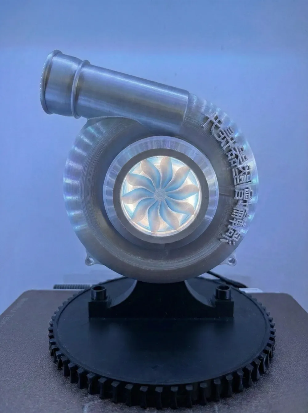 Turbocharger led lamp - Free 3D Print Model - MakerWorld