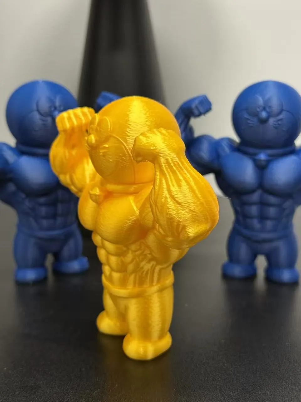 Doraemon (Muscular Version) - Free 3D Print Model - MakerWorld