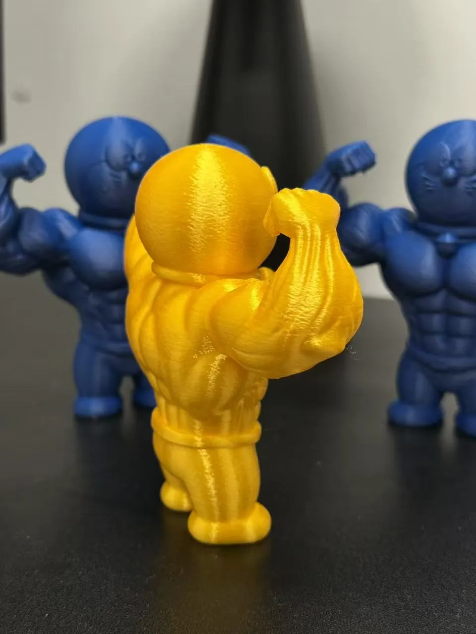 Doraemon (Muscular Version) - Free 3D Print Model - MakerWorld