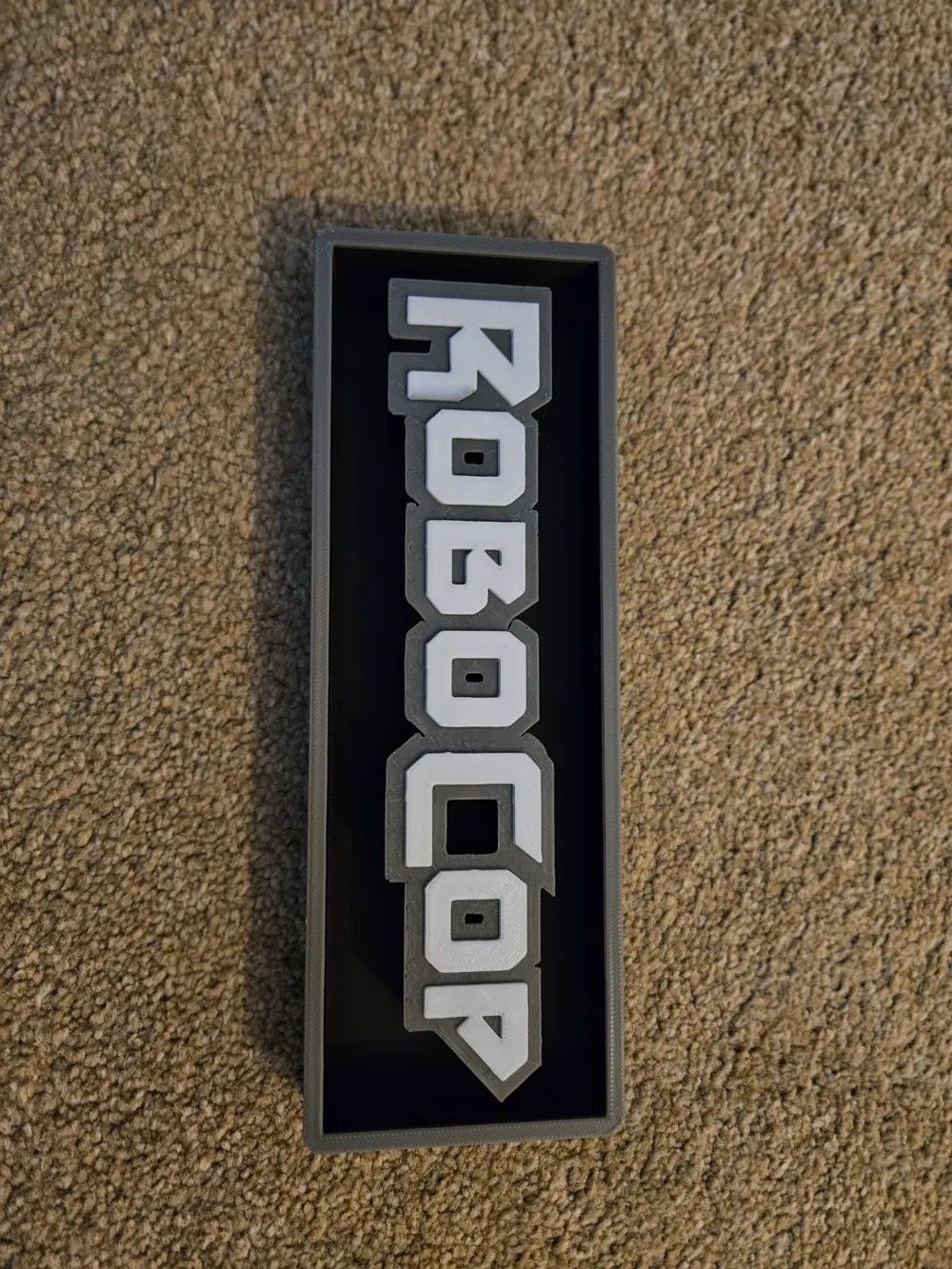 Large Robocop Film / Cinema room Sign Logo Box by Jaybro187 - MakerWorld
