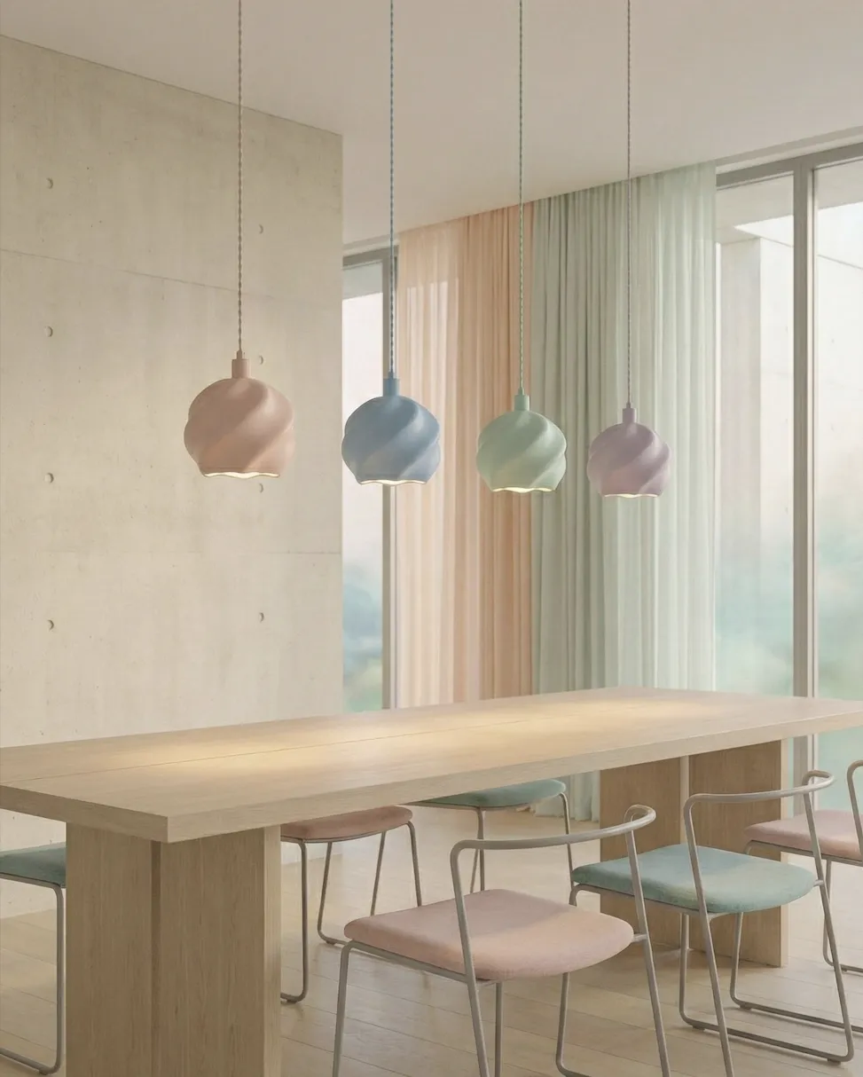 Parametric Modern Pendant Lamp Smooth & Textured - Free 3D Print Model ...