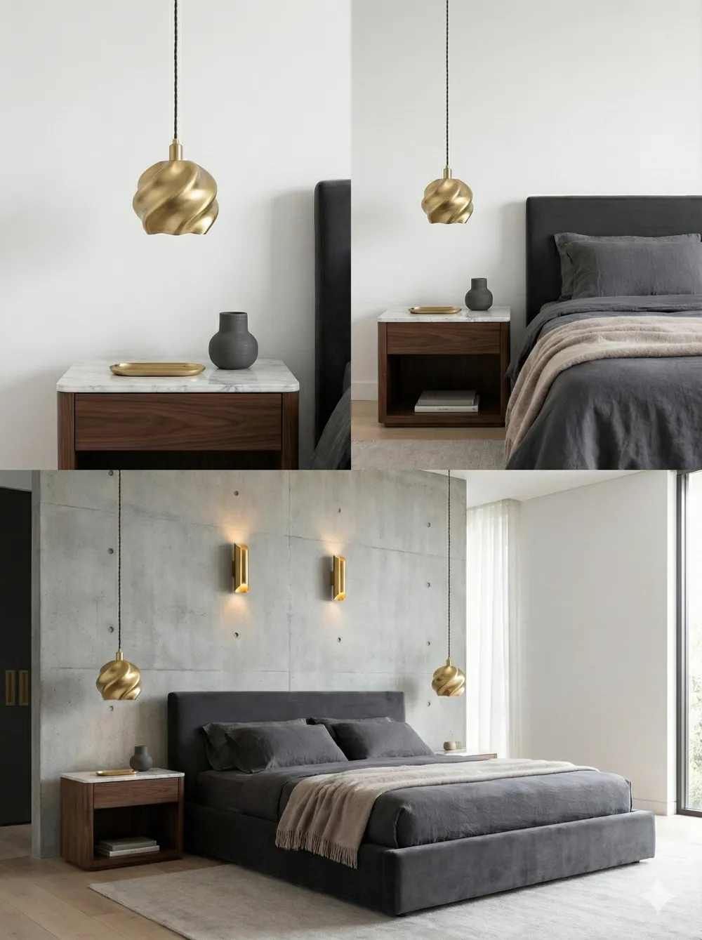 Parametric Modern Pendant Lamp Smooth & Textured - Free 3D Print Model ...