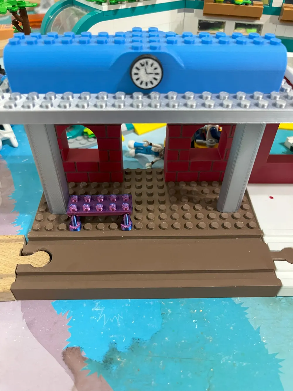 Minifigure Bench for LEGOs by Pegasus 3D PrintingMakerWorld: Download ...