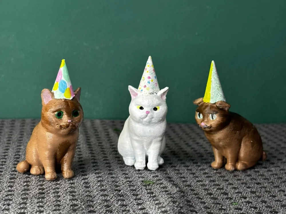 Gatos minis Decoracion Tarta Cumpleaños por TMA3D MakerWorld: Descarga Modelos 3D Gratuitos
