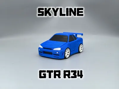 Skyline r34 model by Scone Cold MakerWorld: Download Free 3D Models