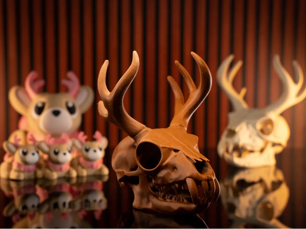 Jackalope Skull | Collab with Kawaii Corner 3D by Boys Day Design MakerWorld: Download Free 3D ...