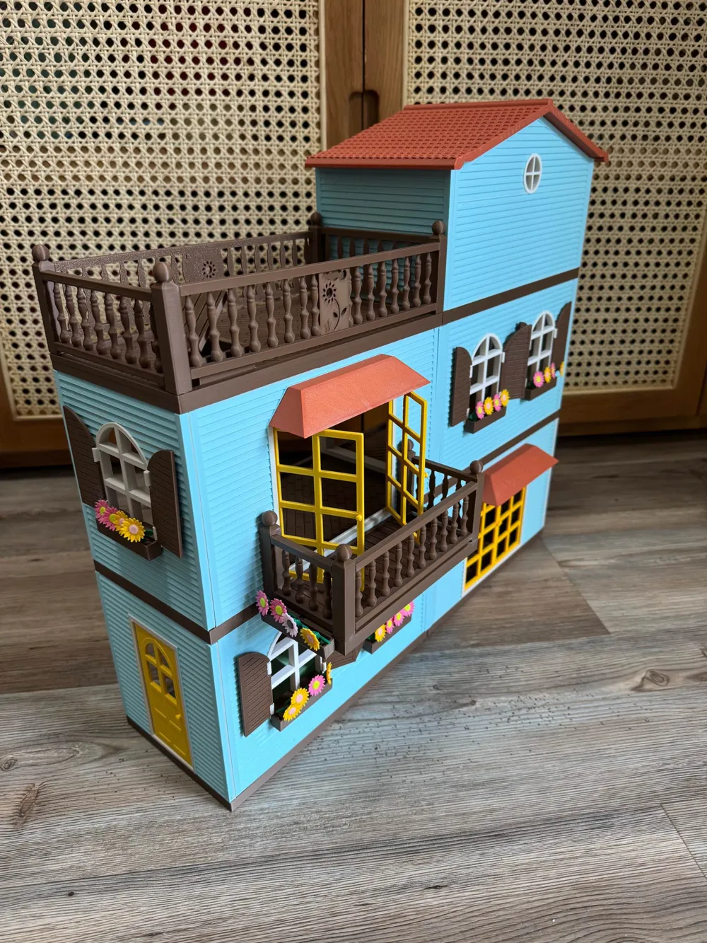 Терраса на крыше для моего кукольного домика — бесплатная модель для 3D ...
