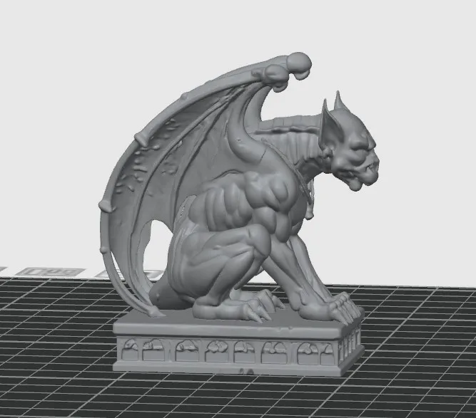 Gothic Gargoyle - Terrain Wargames Tabletop Games - Free 3D Print Model ...