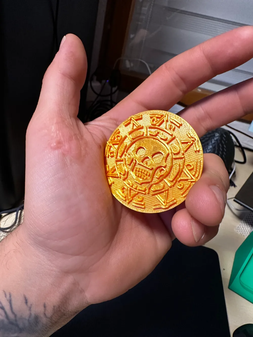 Coin From Pirates of the Caribbean - Free 3D Print Model - MakerWorld