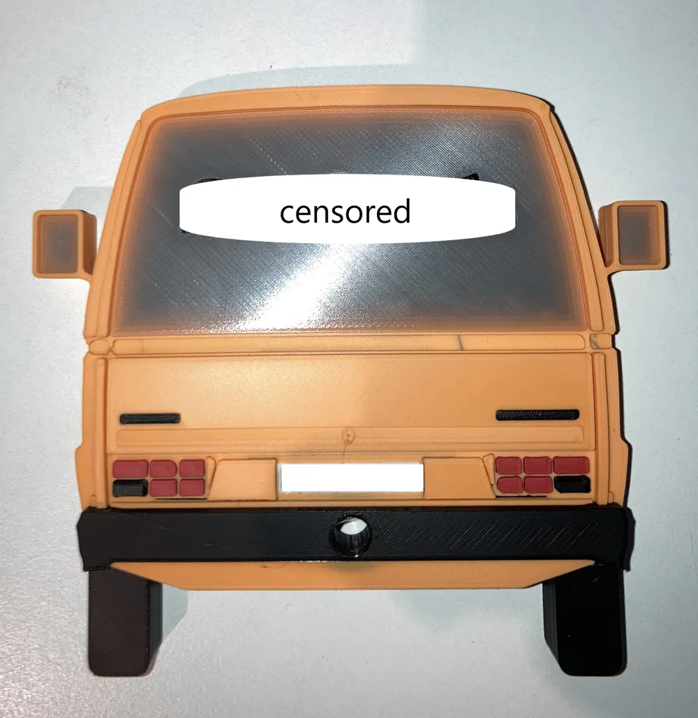 VW T3 Bus Rear by ZlabMakerWorld: Download Free 3D Models