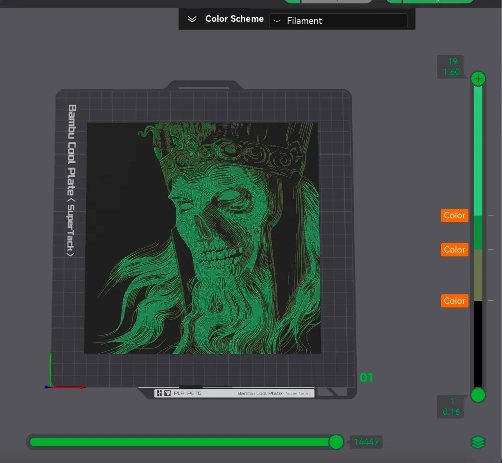 LotR: King of the Dead Hueforge by Thor Elsson MakerWorld: Download ...