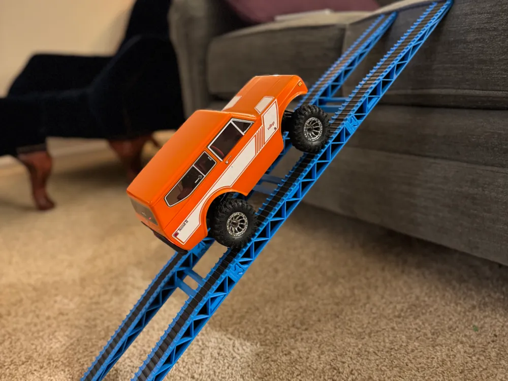 RC Crawler Ramp Bridge for 1:18 and 1:24 scale - Free 3D Print Model ...