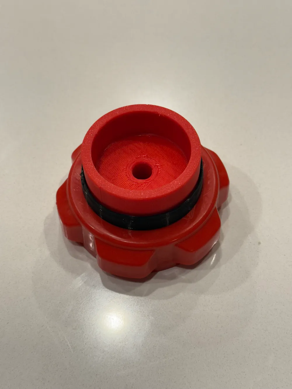 Aqua-tainer faucet adapter with tube holder by Dustyn - MakerWorld