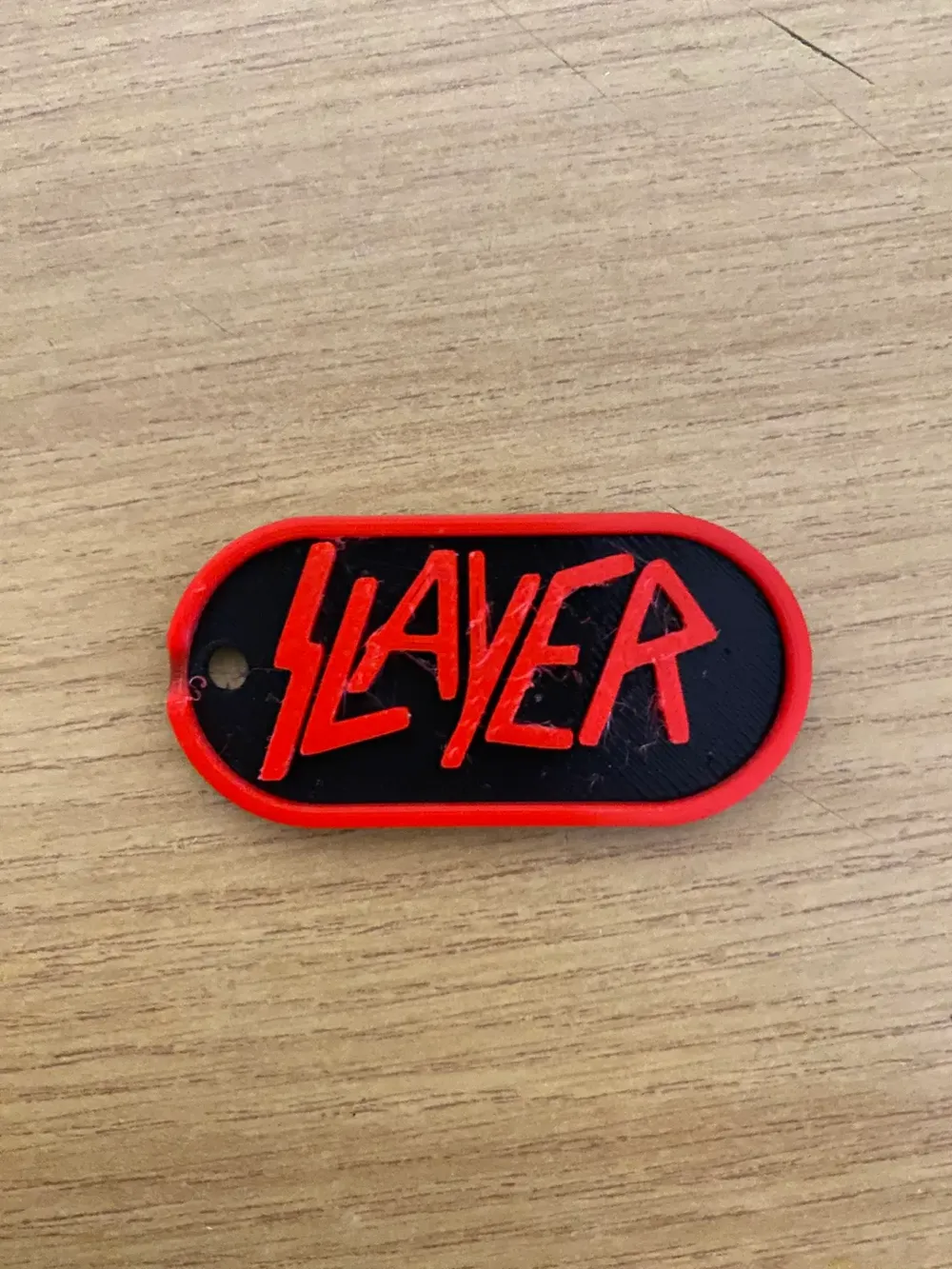 Slayer Keychain - Free 3D Print Model - MakerWorld