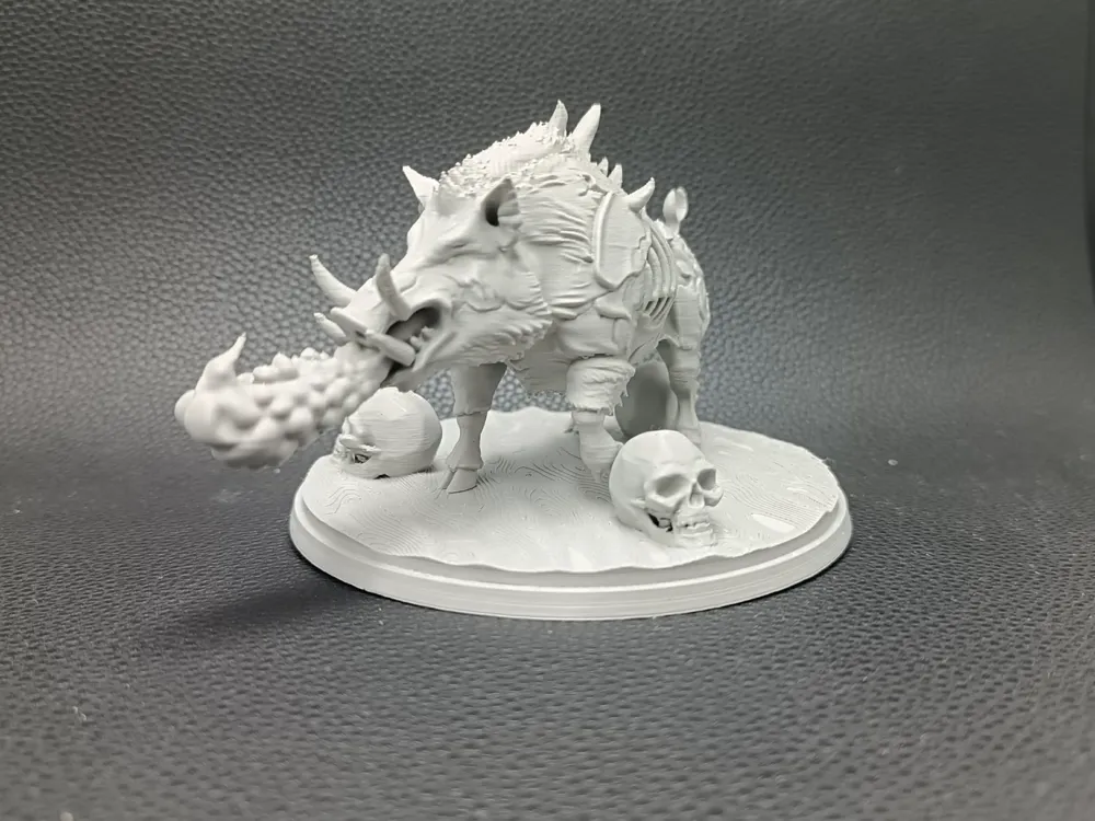 D&D Hellish Undead Giant Boar DnD Monster - RPG - Free 3D Print Model ...