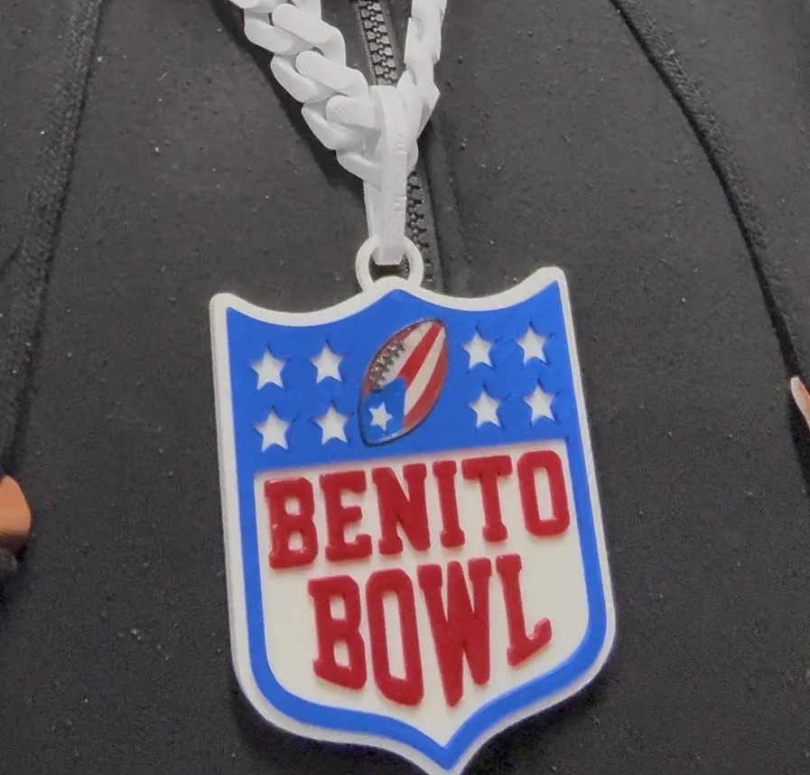 Benito Bowl Necklace Charm (Bad Bunny) - Free 3D Print Model - MakerWorld