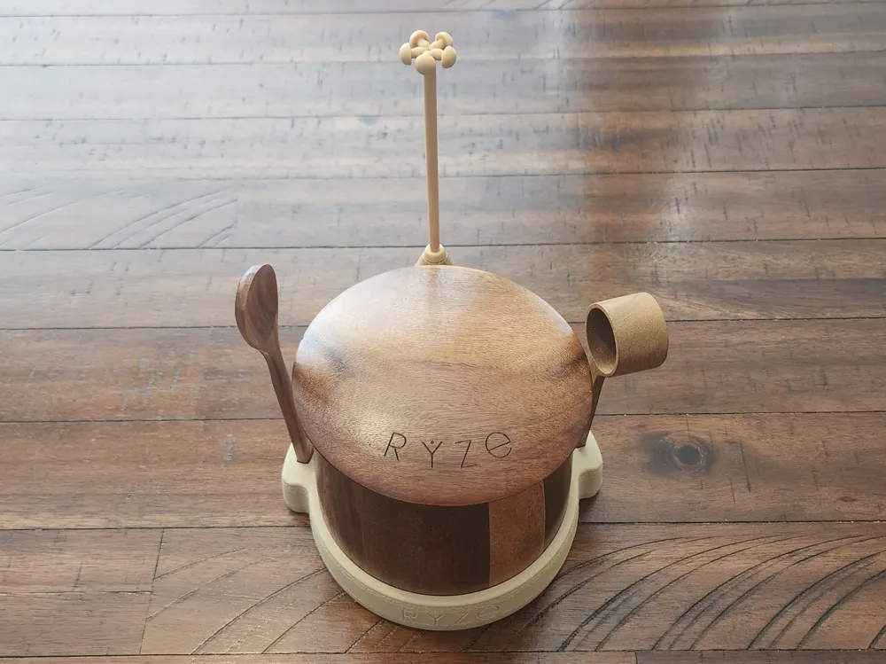 Ryze Mushroom Coffee Organizer - Free 3D Print Model - MakerWorld
