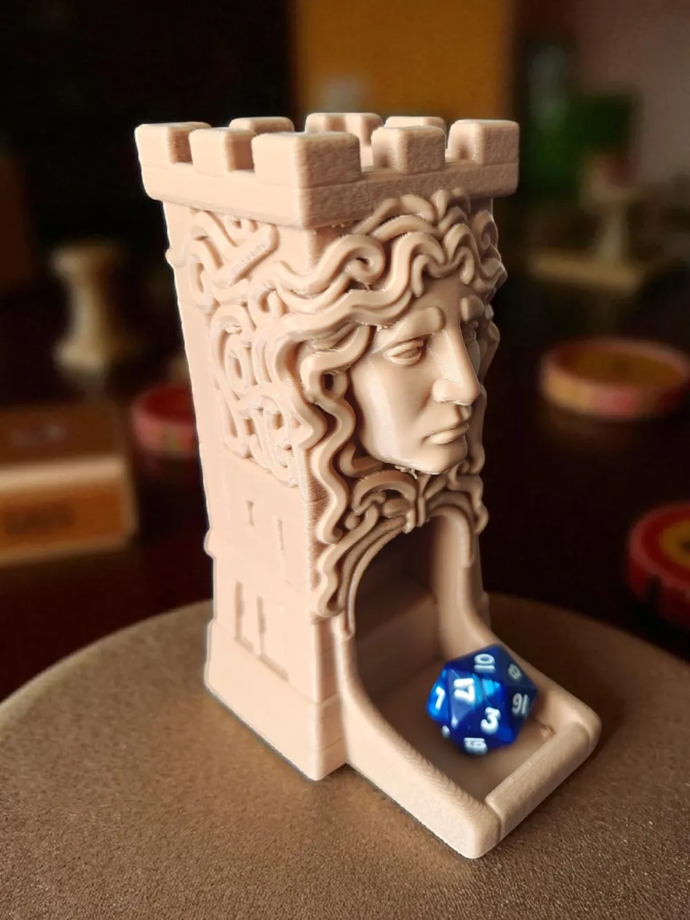 Medusa Dice Tower by BMaker MakerWorld: Download Free 3D Models