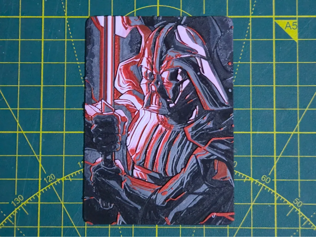 Incrustation de boîte de jeu Commander MTG Darth Vader Hueforge ...