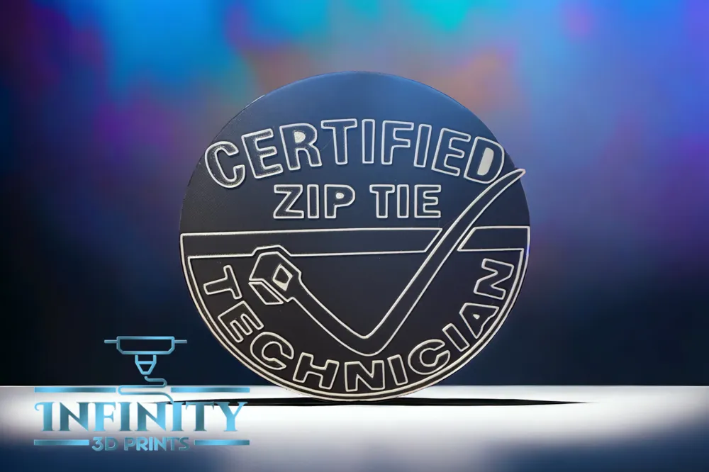 ZIP TIE TECHNICIAN ART by Infinity 3D Prints - MakerWorld