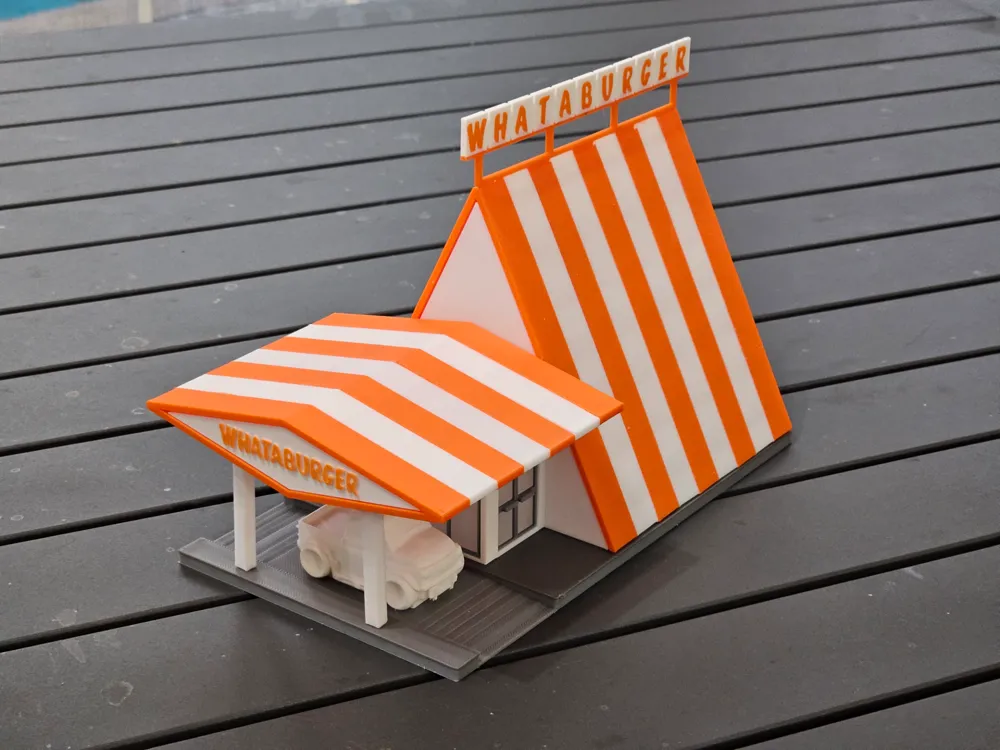 1:64 Vintage Whataburger Fan Art - Free 3D Print Model - MakerWorld