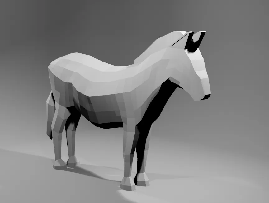 Low Poly Zebra - Free 3D Print Model - MakerWorld
