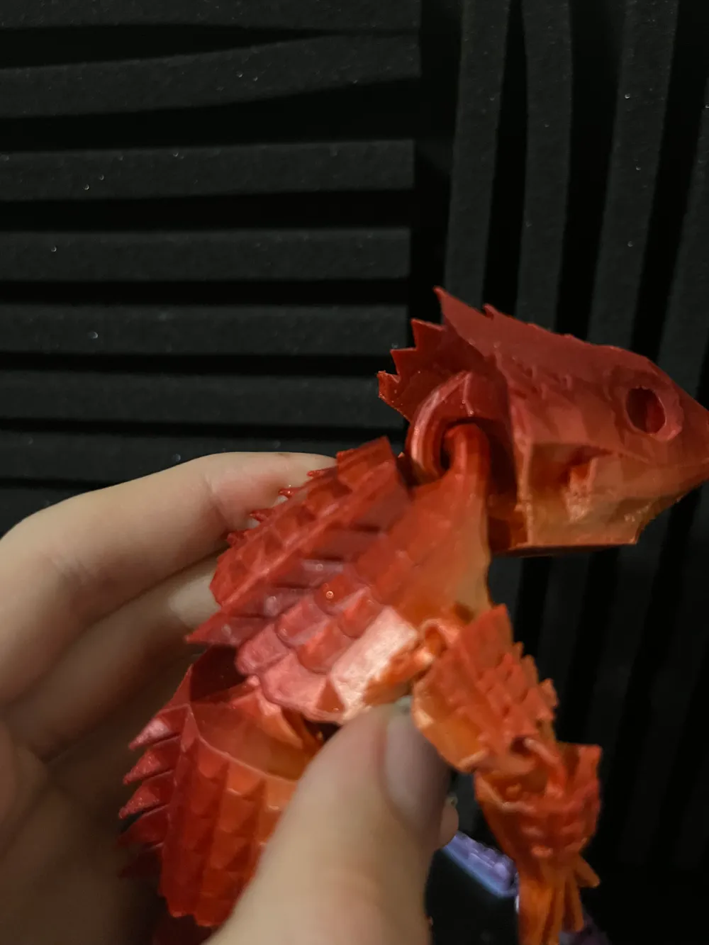 Articulated Dragon - Red Eyed Crocodile Skink Remixed by NebTek ...
