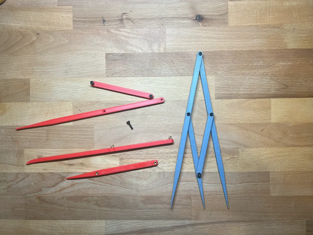 Golden Ratio Fibonacci Caliper by MotoLizard - MakerWorld