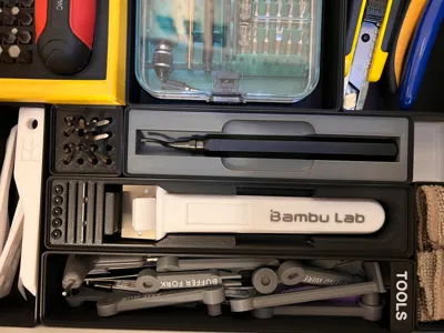 Bambu Spare Parts Gridfinity Boxes Shape by Luca Maker Lab - MakerWorld