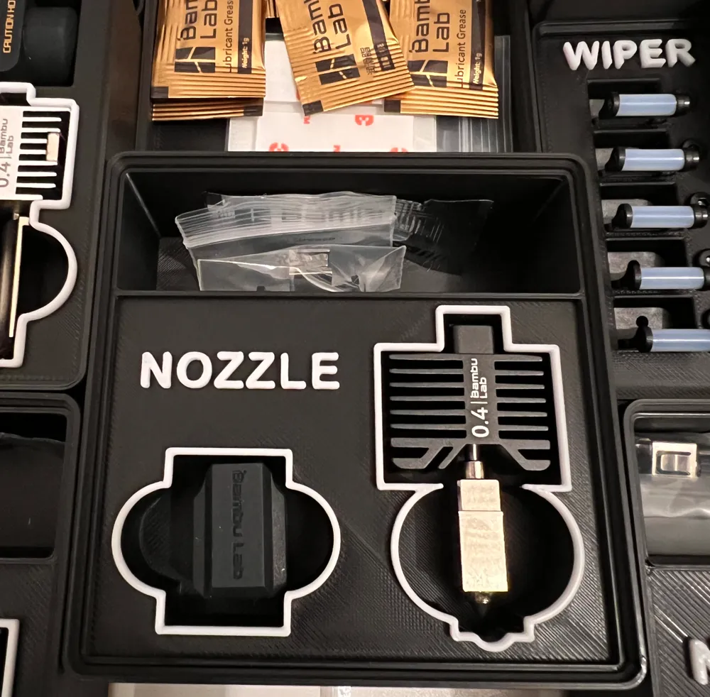 Bambu Spare Parts Gridfinity Boxes Shape by Luca Maker Lab - MakerWorld