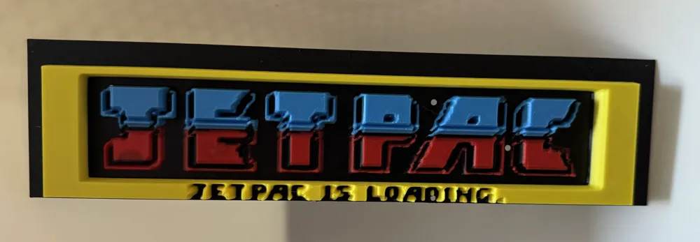 Jetpac Loading Screen - Sinclair ZX Spectrum Retro by ...