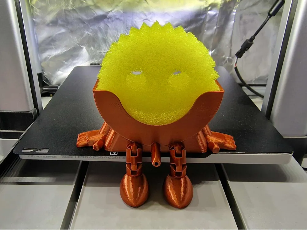 Scrub Daddy Holder V2. with drainage. - Free 3D Print Model - MakerWorld