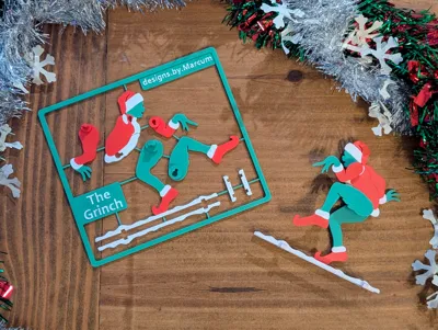 The Grinch - Christmas Kit Card by designs.by.Marcum MakerWorld ...