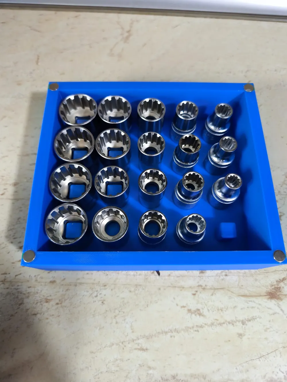 Customizable 1/2 Socket Wrench box by KrazyKong MakerWorld: Download ...