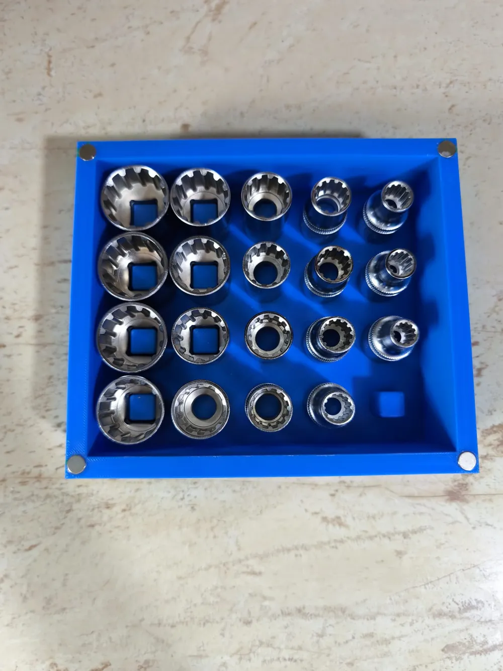 Customizable 1/2 Socket Wrench box by KrazyKong MakerWorld: Download ...