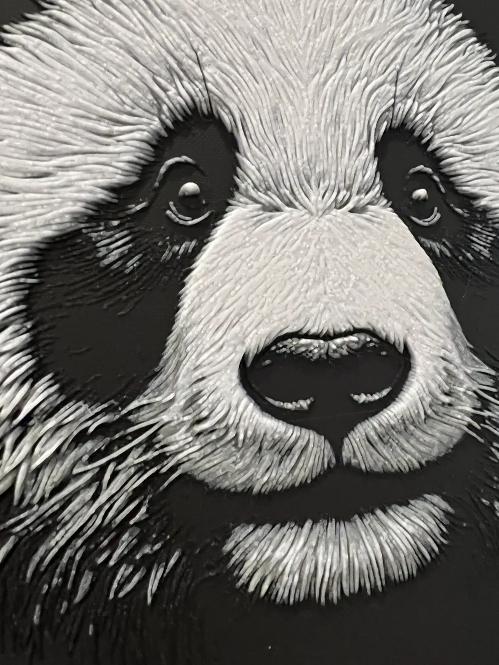 Panda Face Art Hueforge by RP47 Designs - MakerWorld