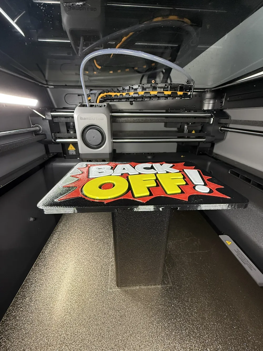 Back Off Hitch Cover Swappable Plate - Free 3D Print Model - MakerWorld